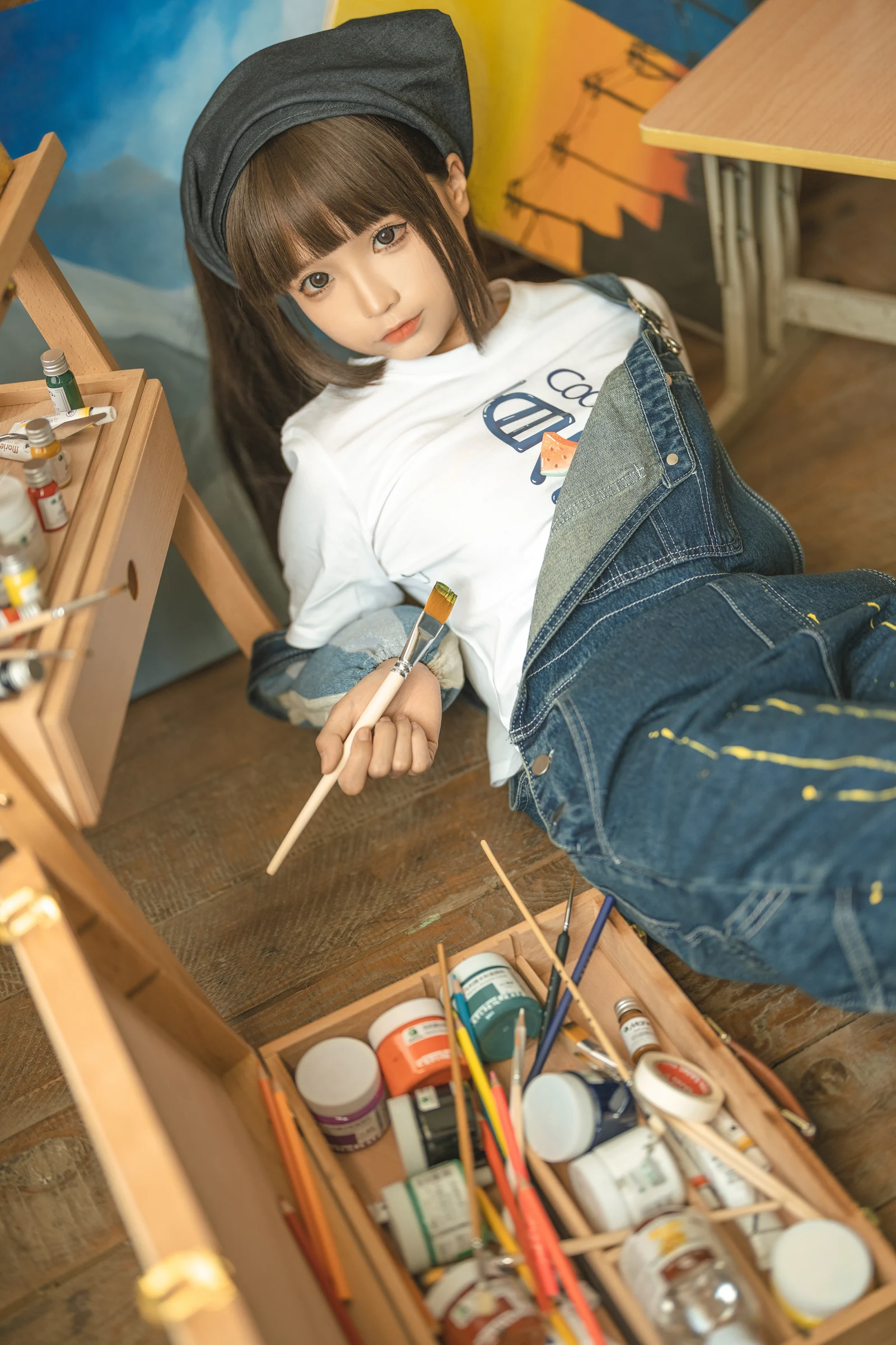 蠢沫沫 - NO.202 小画家 [110P-1.08GB] | chunmomo